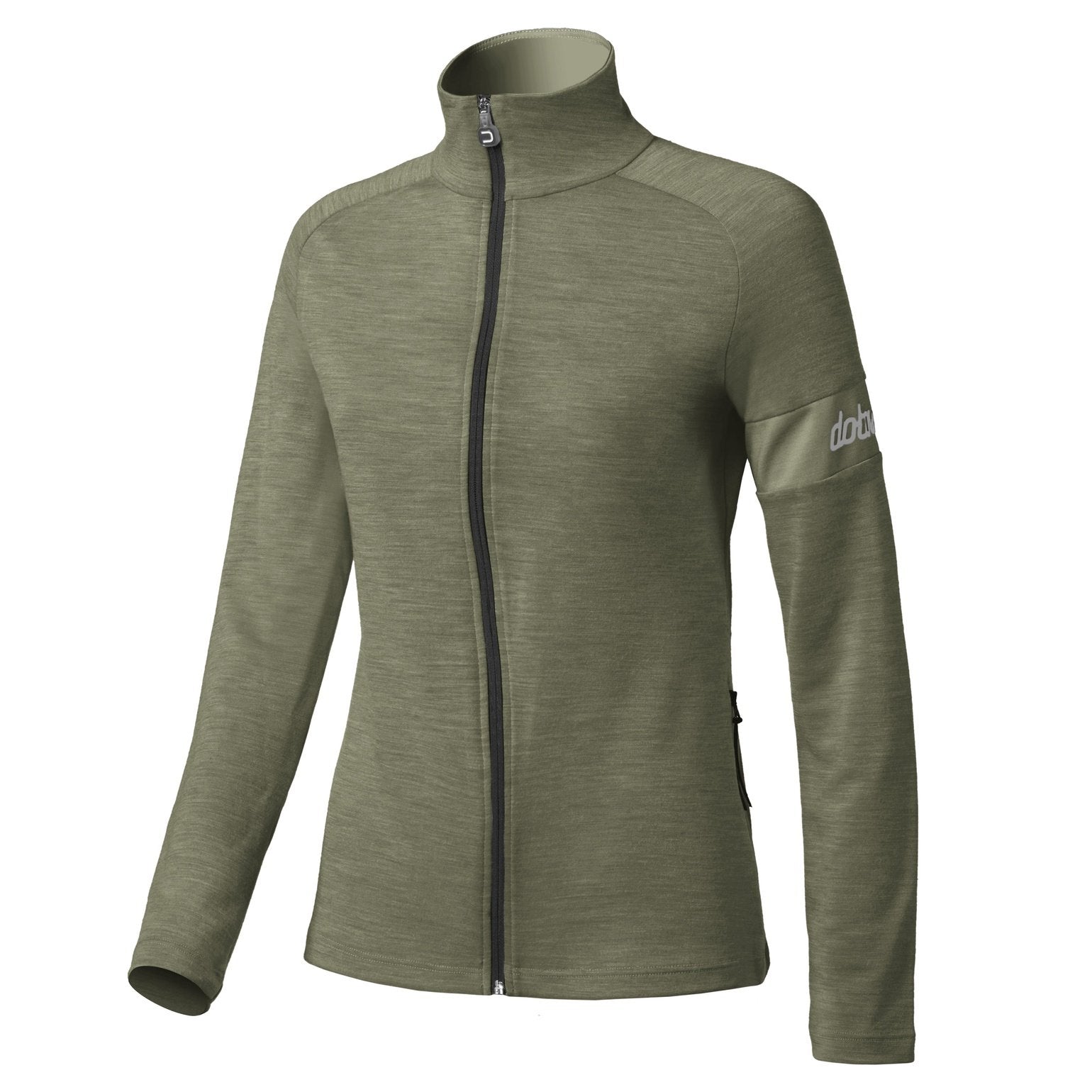 Maglia maniche lunghe donna Moon - verde militare
